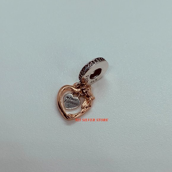 Pandora | Jewelry | Pandora Heart Rose Flower Dangle Charm 78929c0 ...